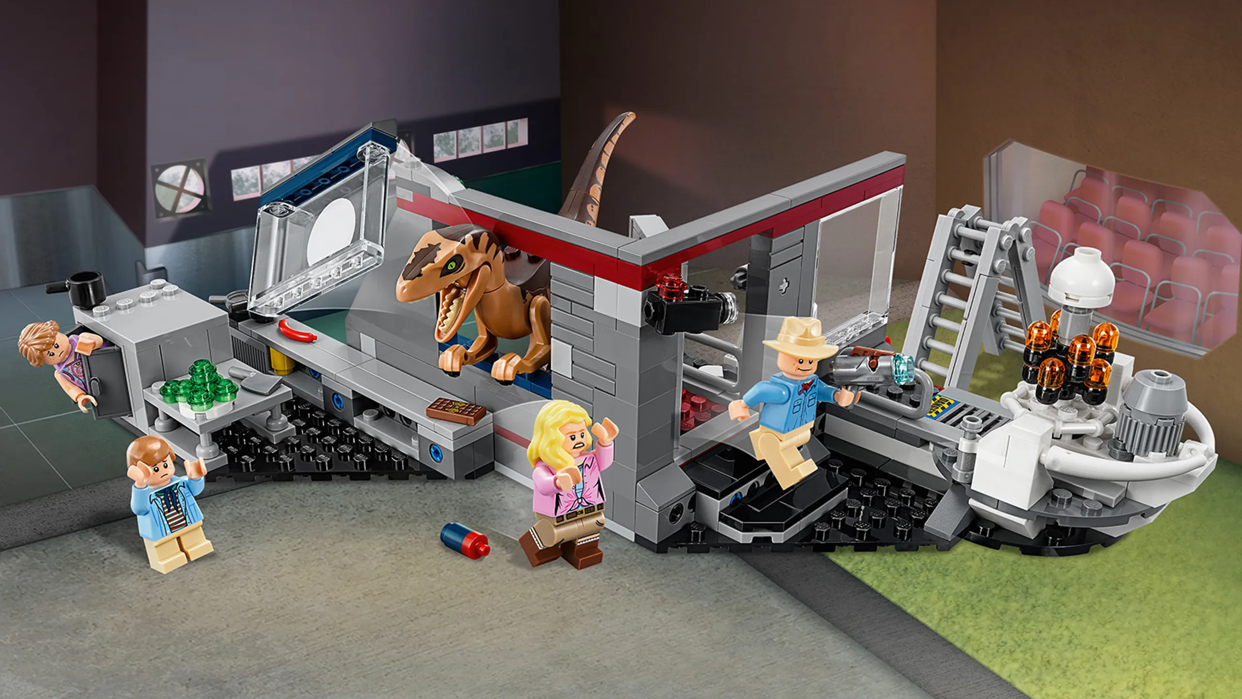 Jurassic Park Velociraptor Chase - Videos - LEGO.com for kids
