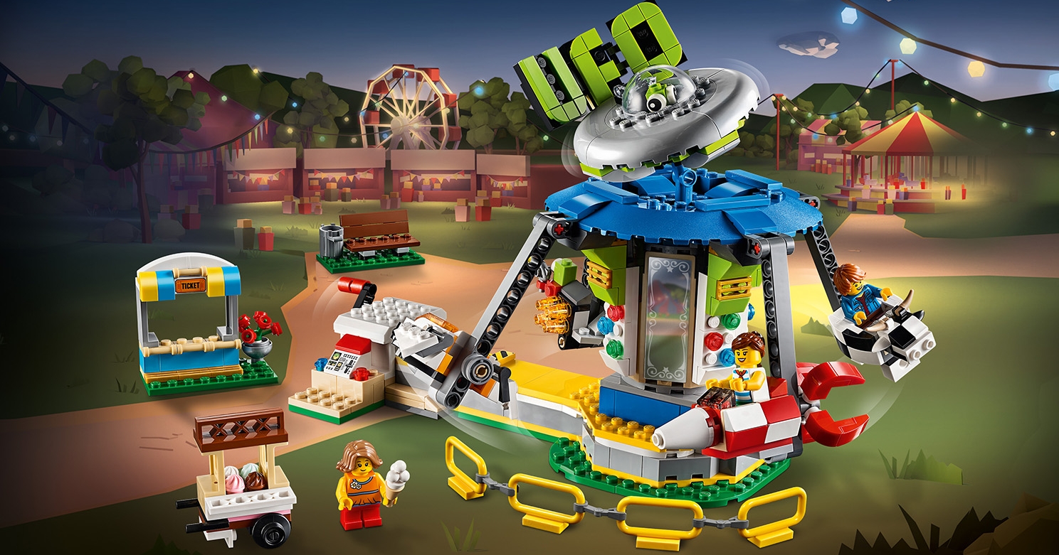 Fairground Carousel - Videos - LEGO.com for kids