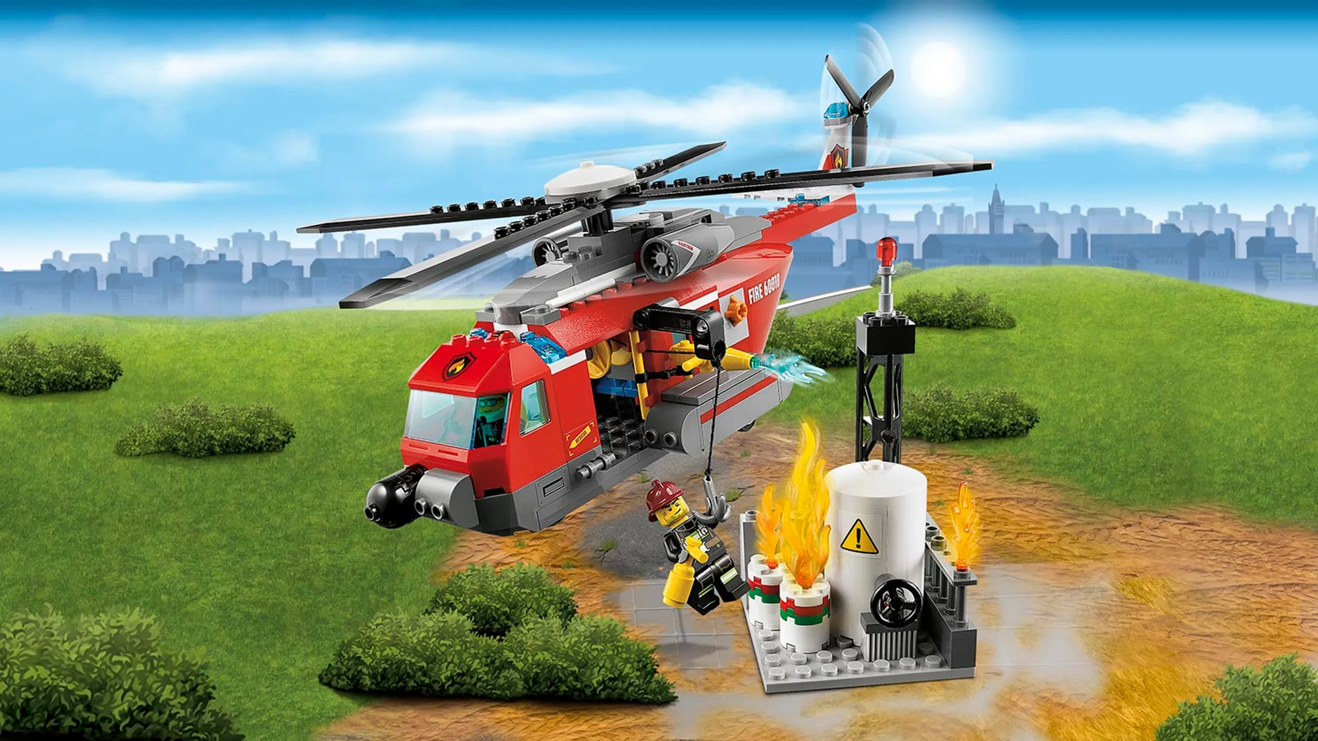 Fire Helicopter - Videos - LEGO.com for kids