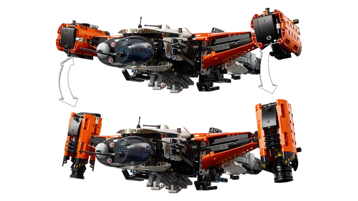 VTOL Heavy Cargo Spaceship LT81 - Videos - LEGO.com for kids