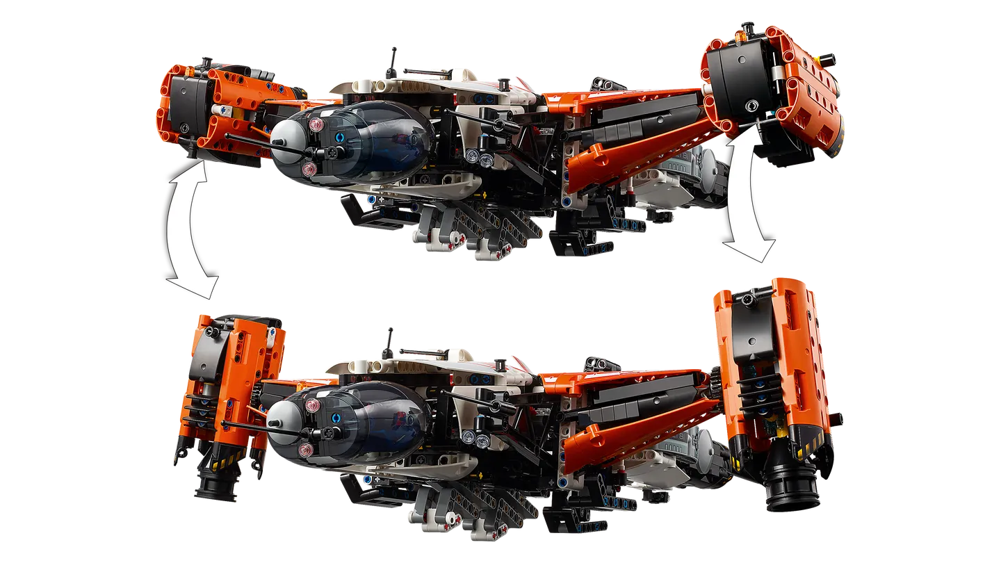 VTOL Heavy Cargo Spaceship LT81 - Videos - LEGO.com for kids
