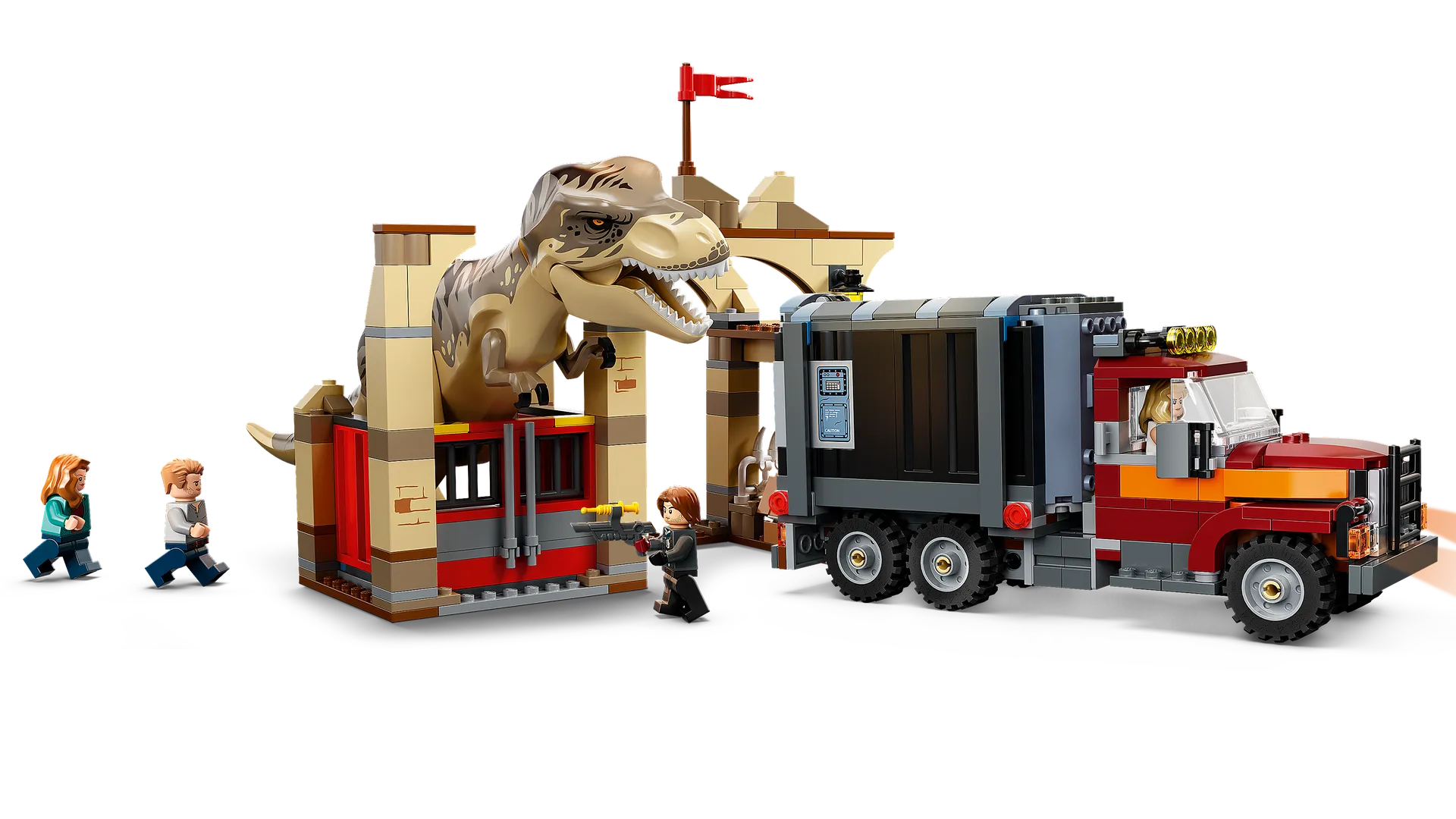 T. rex & Atrociraptor Dinosaur Breakout - Videos - LEGO.com for kids