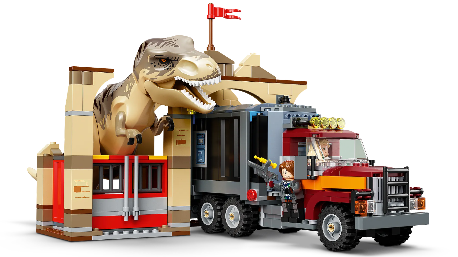 T. rex & Atrociraptor Dinosaur Breakout - Videos - LEGO.com for kids