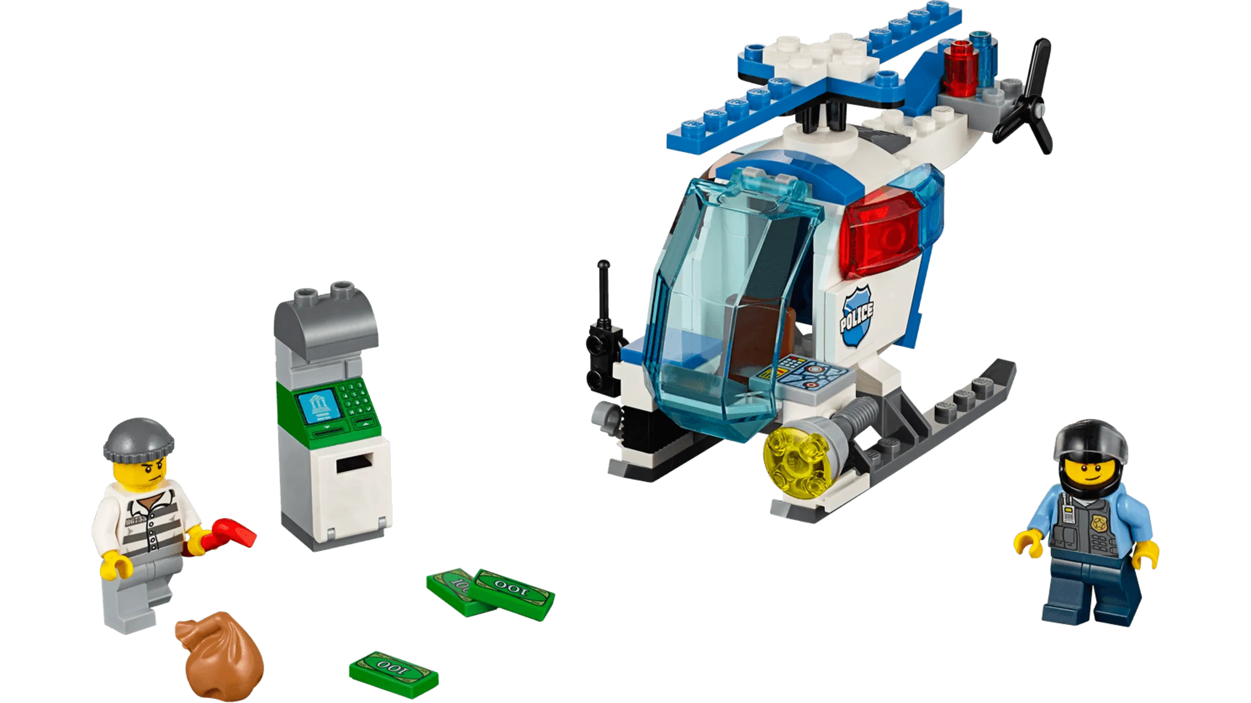 Police Helicopter Chase - Videos - LEGO.com for kids