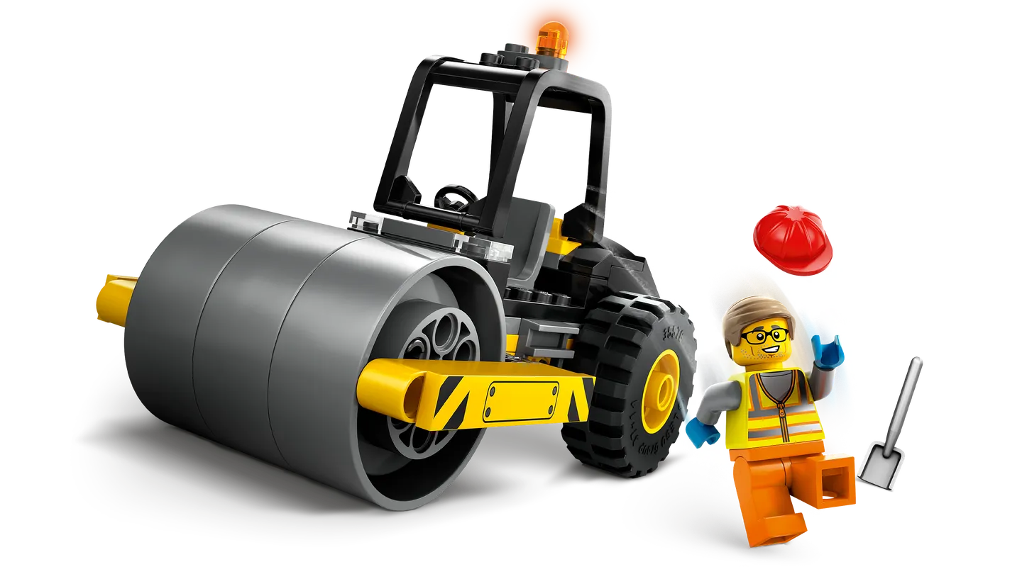 Construction Steamroller - Videos - LEGO.com for kids