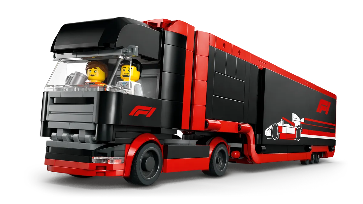 F1® Truck with RB20 & AMR24 F1® Cars - Videos - LEGO.com for kids