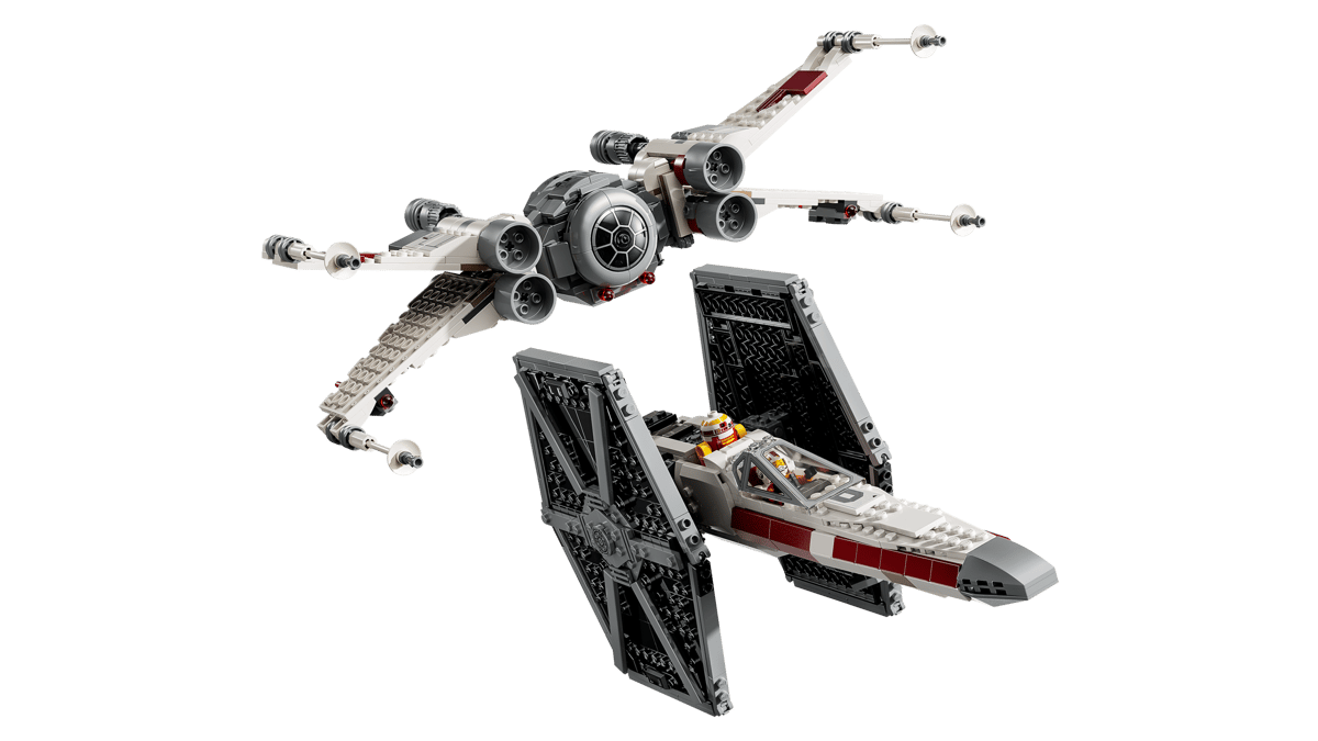 TIE Fighter & X-Wing Mash-up - Videos - LEGO.com for kids