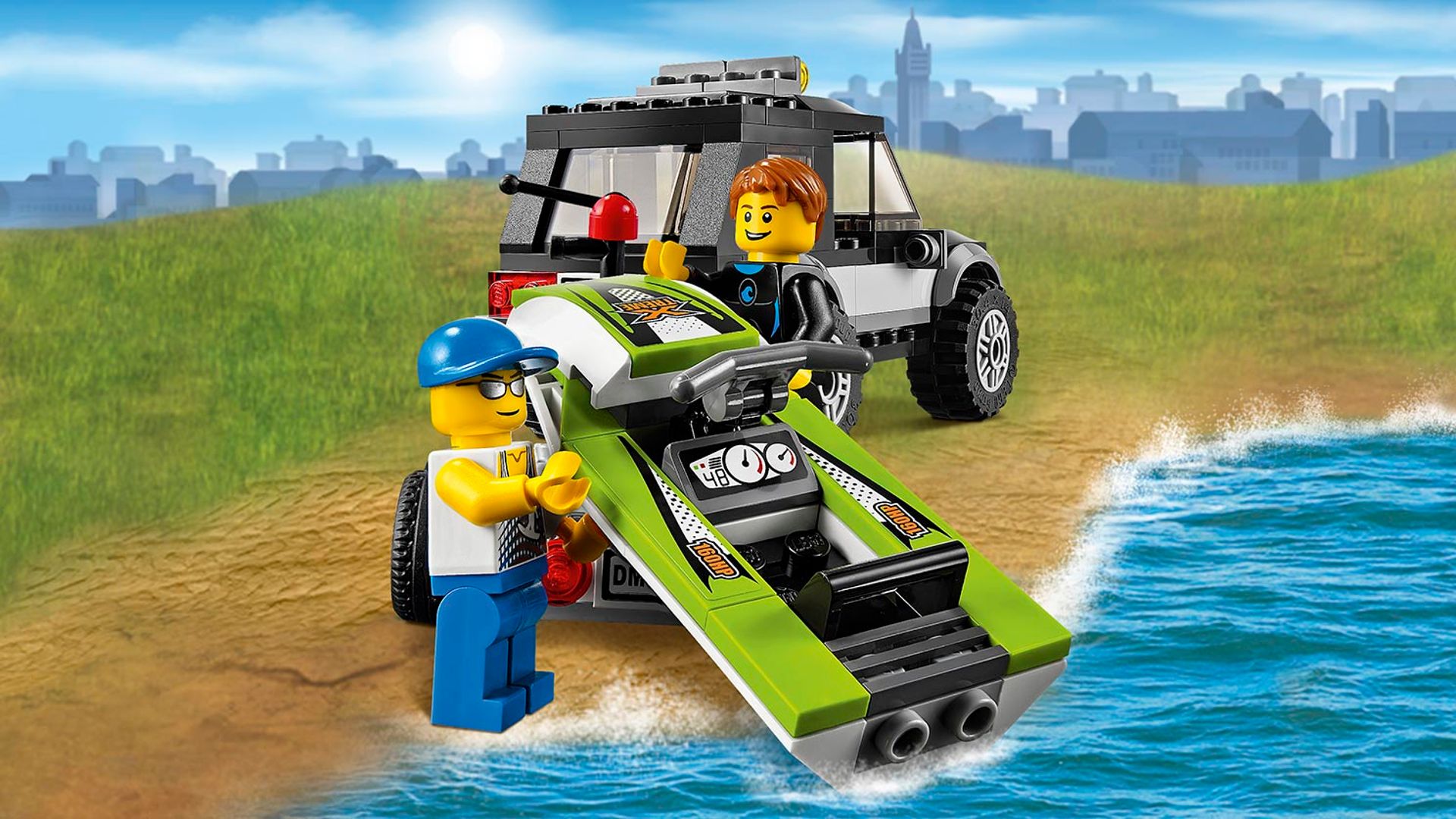 SUV with Watercraft - Videos - LEGO.com for kids