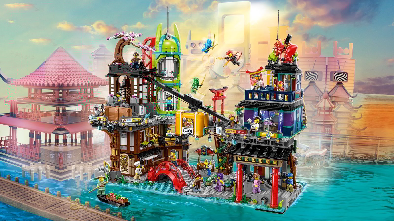 Rynek miejski NINJAGO® - Filmy - LEGO.pl dla dzieci