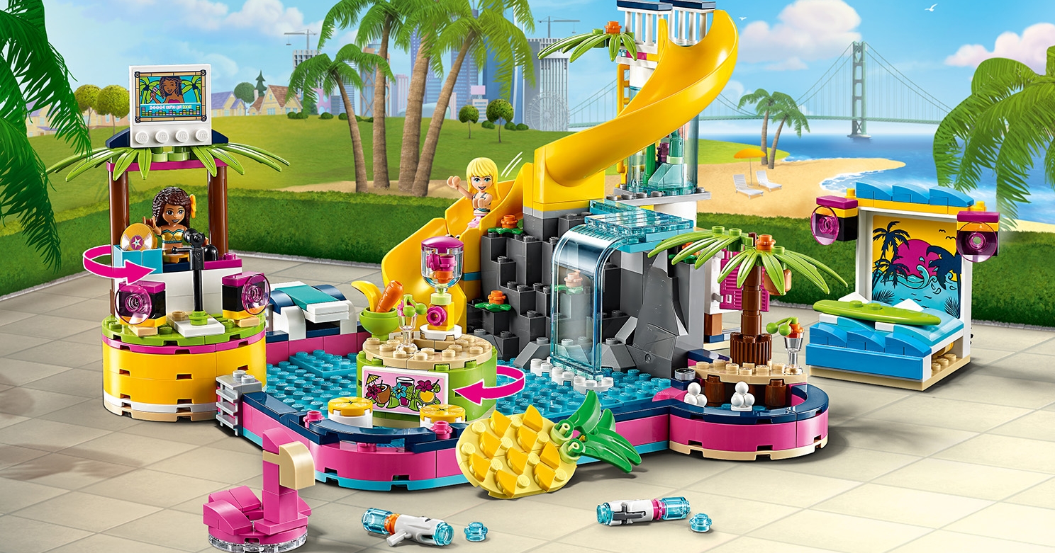 Andrea's Pool Party - Videos - LEGO.com for kids