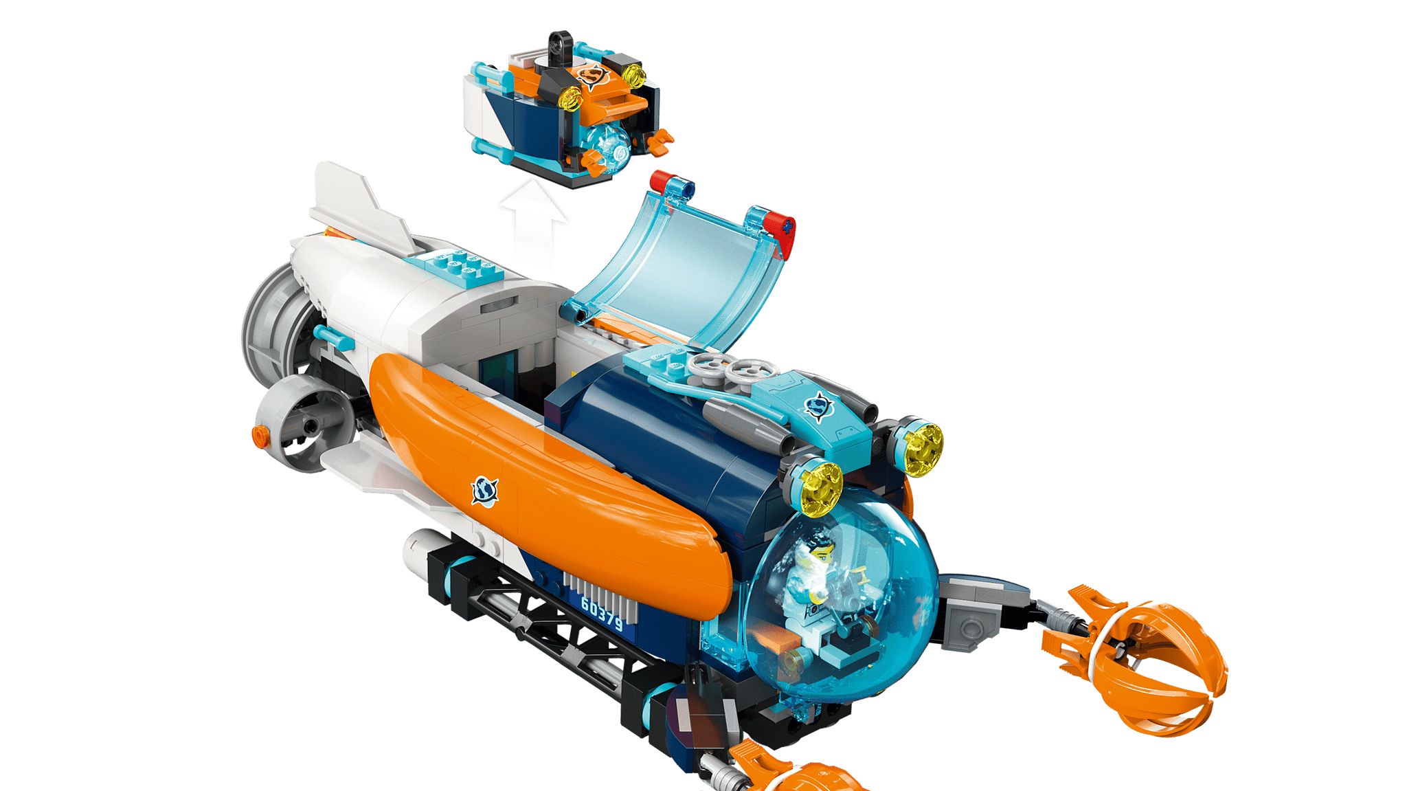Deep-Sea Explorer Submarine - Videos - LEGO.com for kids