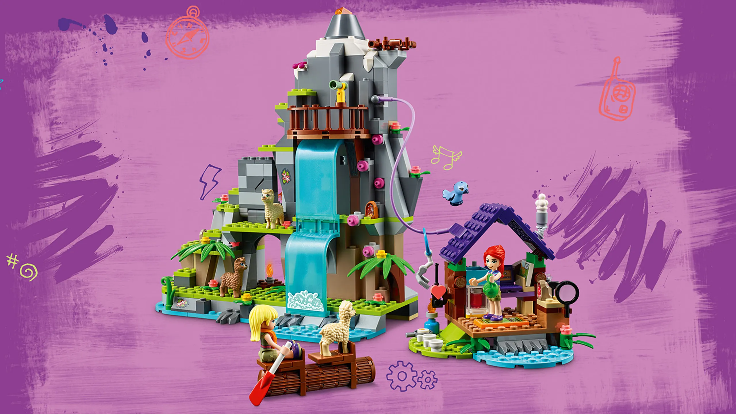 Alpaca Mountain Jungle Rescue - Videos - LEGO.com for kids