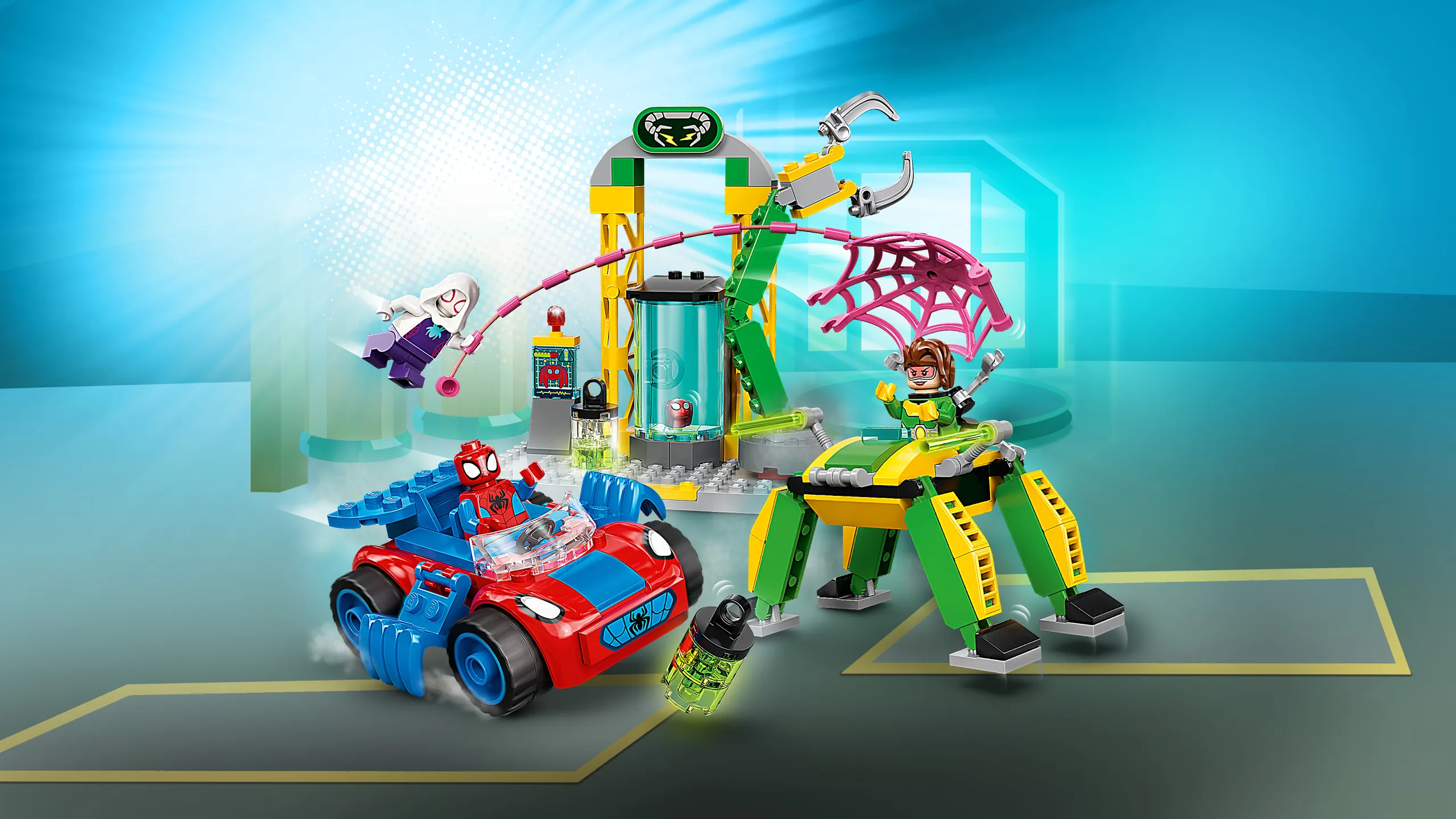 Spider-Man at Doc Ock’s Lab - Videos - LEGO.com for kids