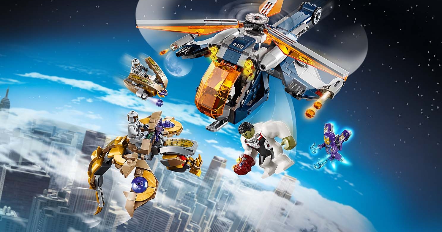 Avengers Hulk Helicopter Rescue - Videos - LEGO.com for kids