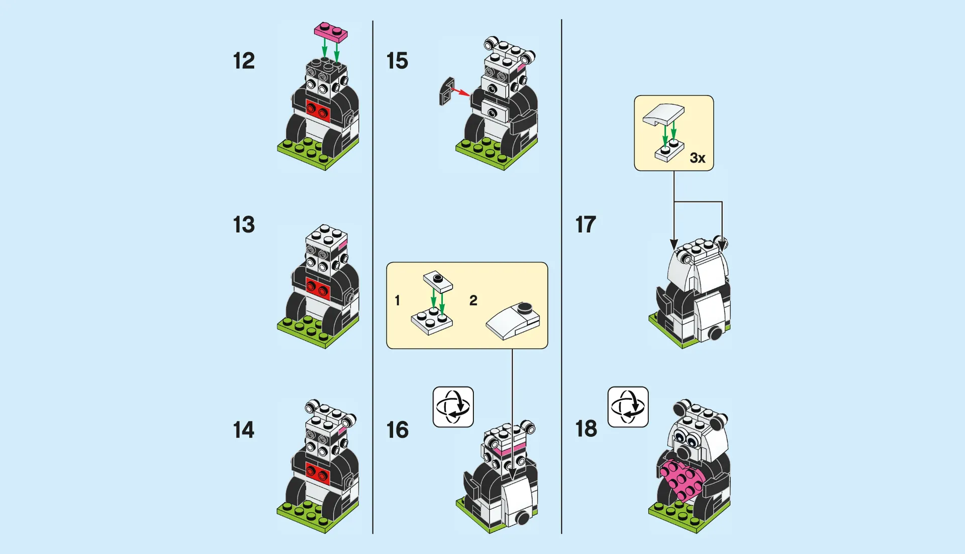 Build a LEGO® Panda Bear | LEGO.com for families