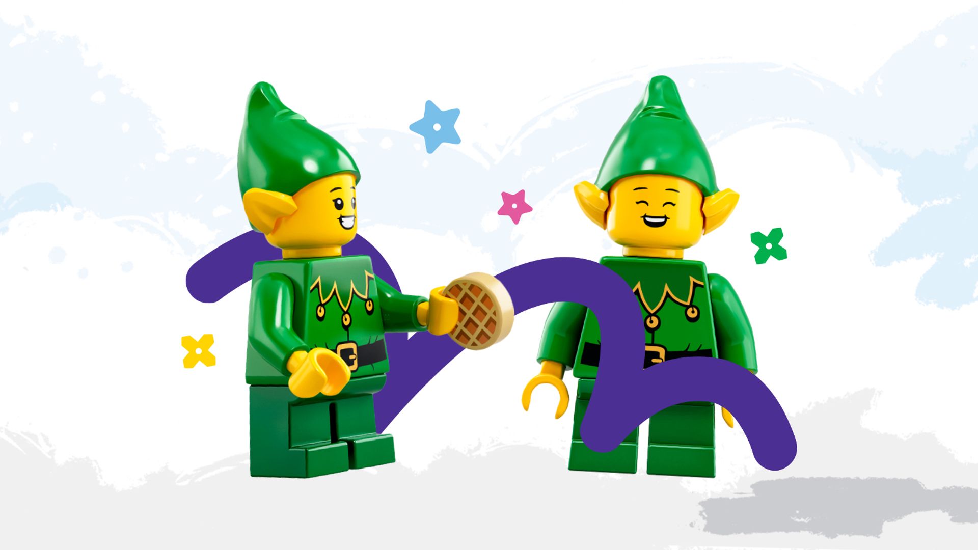 Lag en julekake til julenissen | LEGO.com for familier