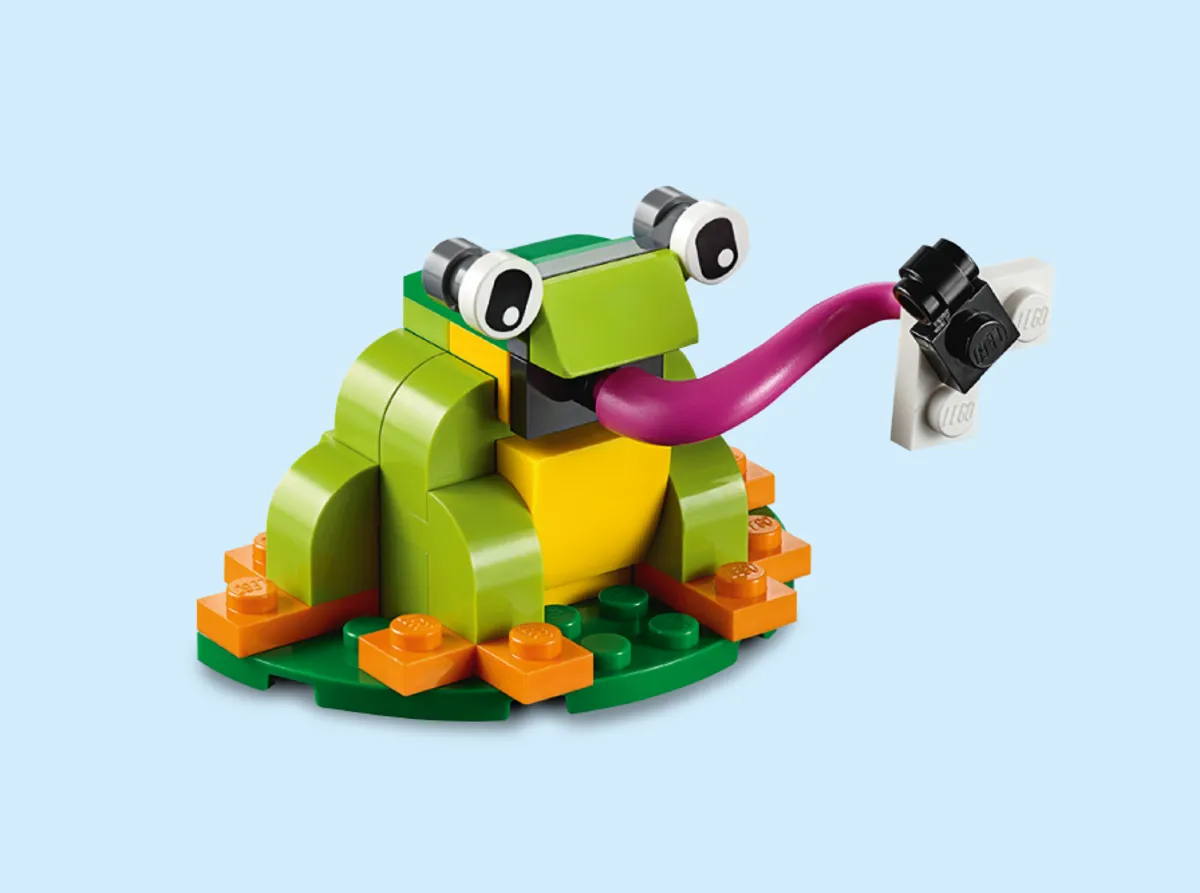 Bygg en LEGO® padde | LEGO.com for familier