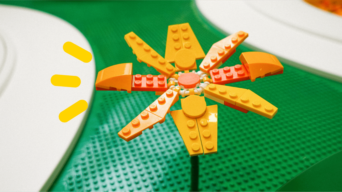 Construisez une fleur printanière avec un agent de jeu LEGO® House ...