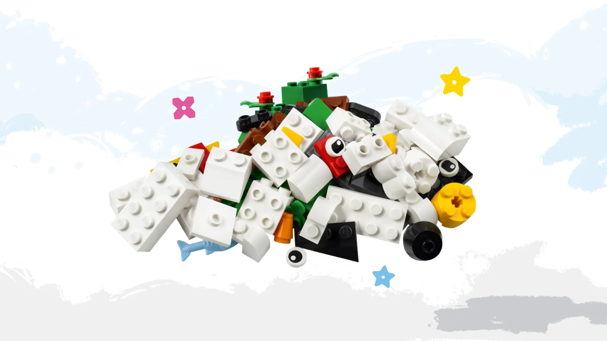 Build your own LEGO® snowflakes | LEGO.com for families