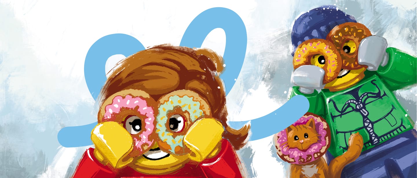 Whip up five festive donut rings | LEGO.com for families