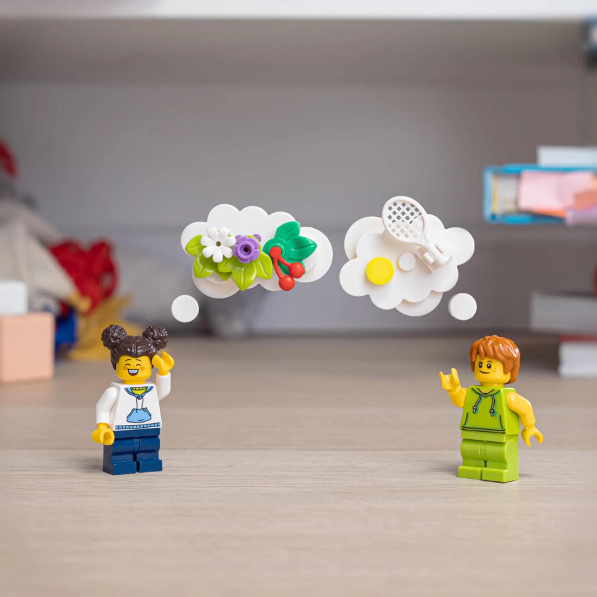 Make each other LEGO® good luck charms | LEGO.com for families