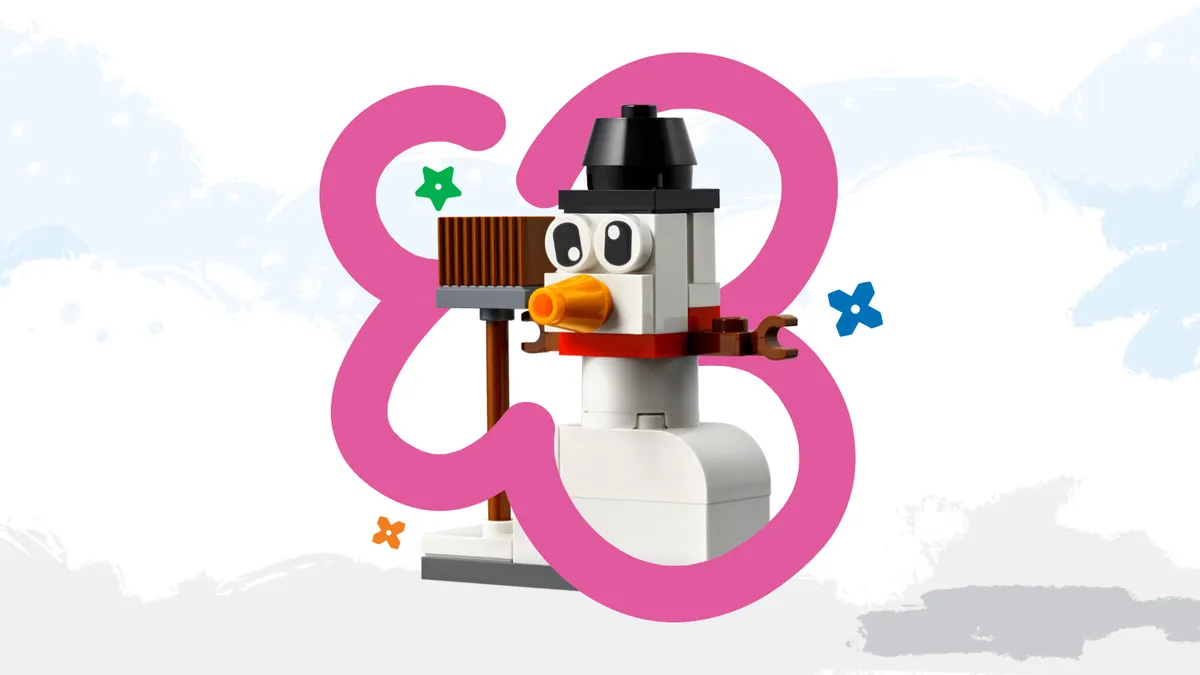 Haz tres brillantes botones para un muñeco de nieve LEGO® | LEGO.com ...