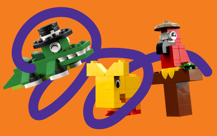Construye una mascota LEGO® y vístela | LEGO.com para familias