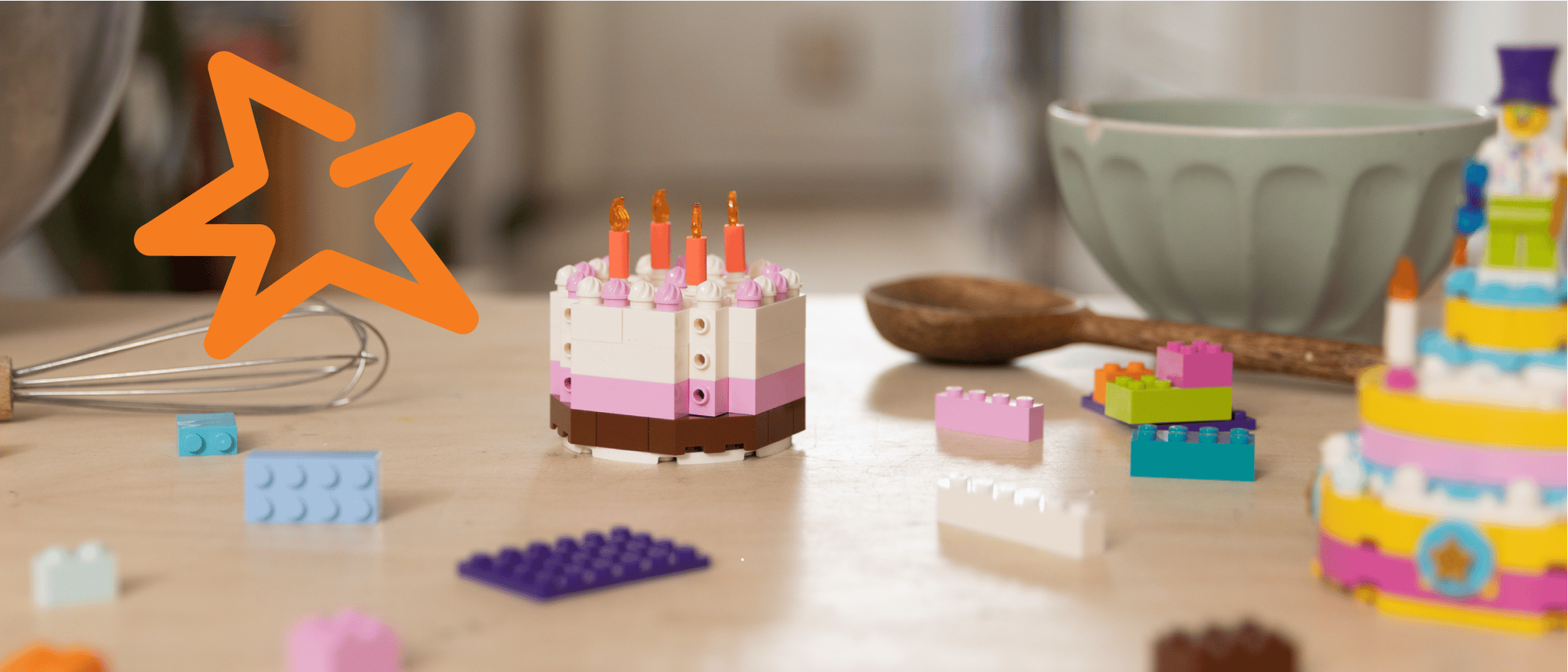 Build a birthday cake | LEGO.com for families