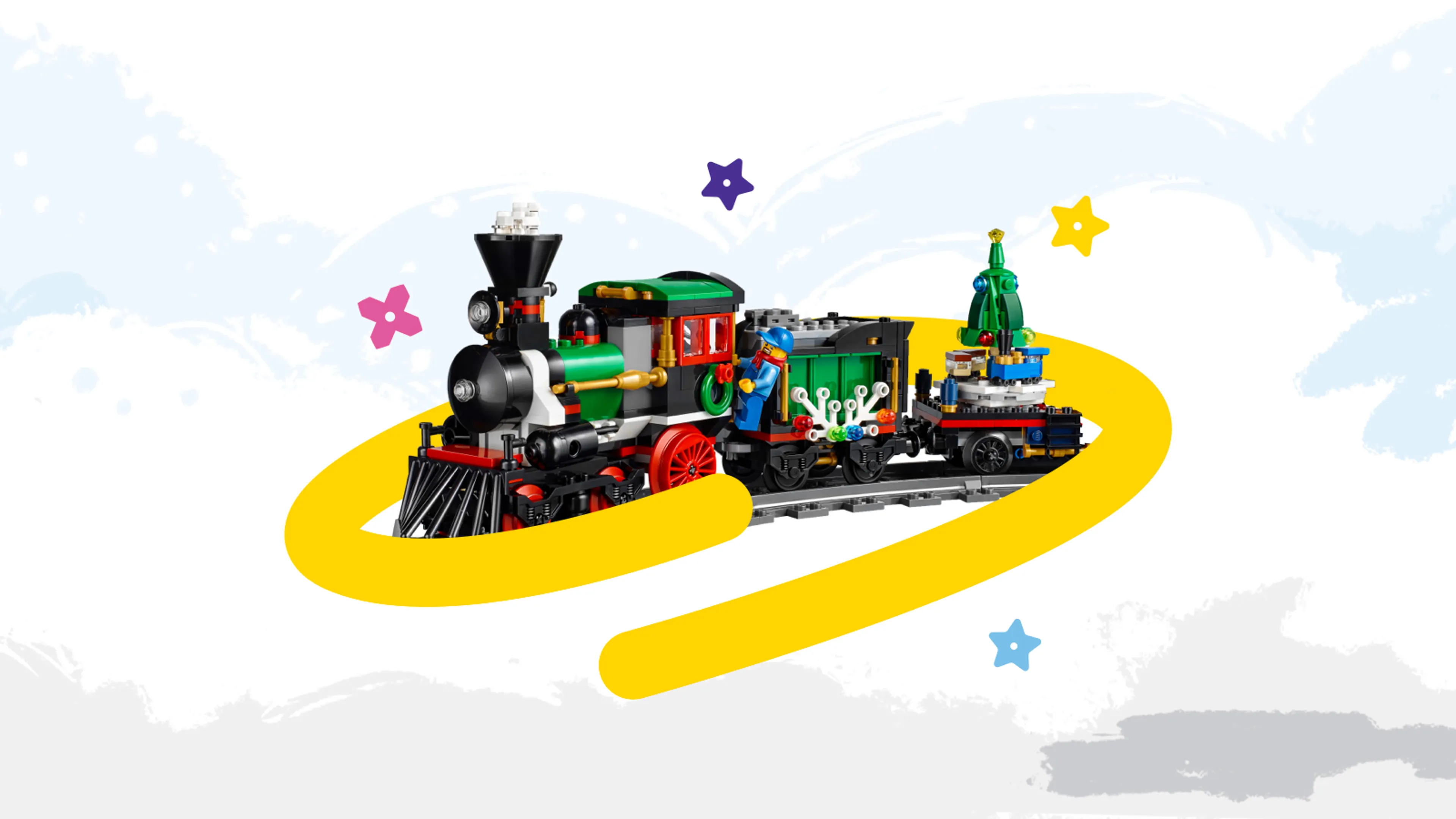 Help ten trains get home for Christmas | LEGO.com for families