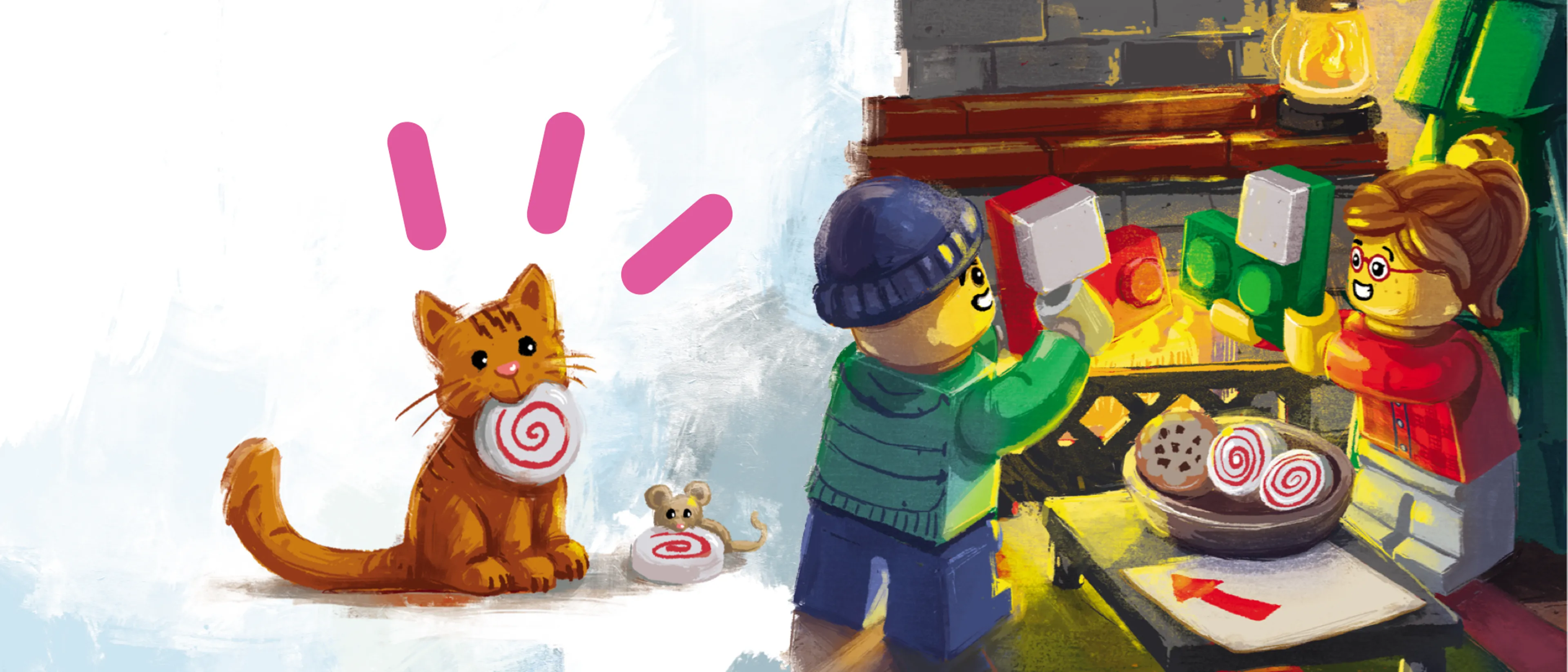 Build two holiday stockings | LEGO.com for families