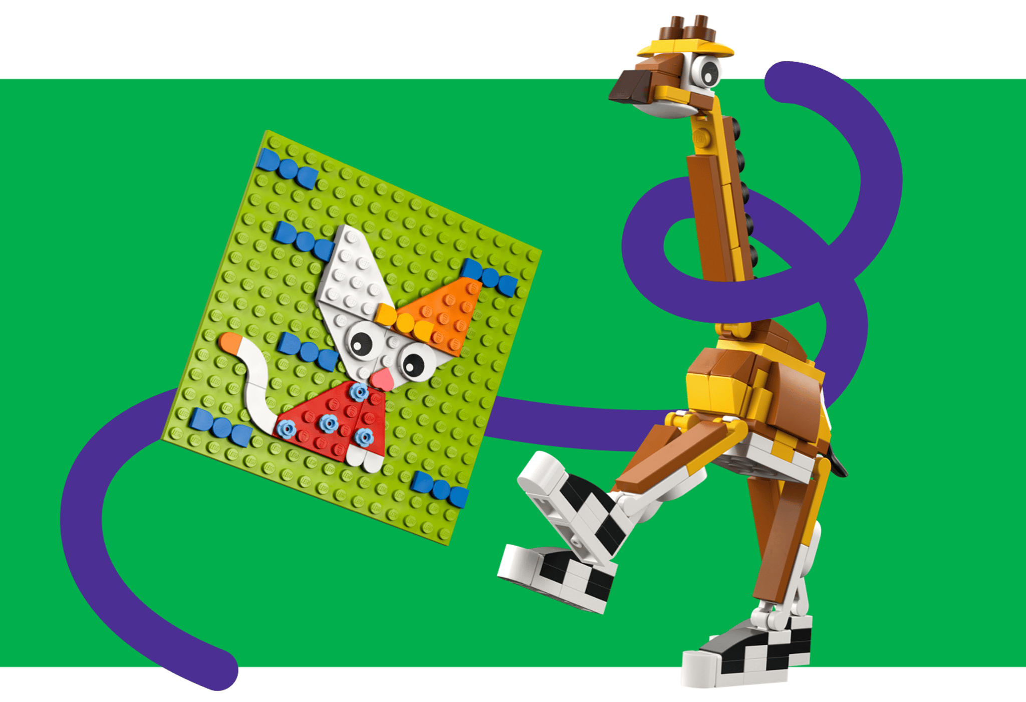 Construir e Vestir Animais de Estimação LEGO® | LEGO.com para Famílias