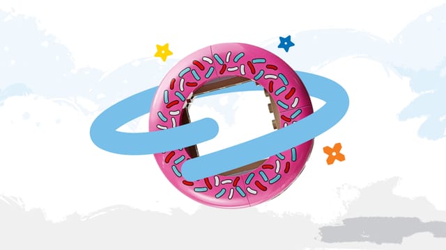 Whip up five festive donut rings | LEGO.com for families