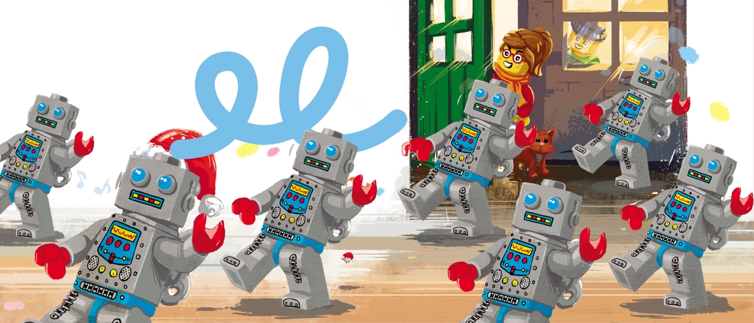 Get grooving with seven robots dancing | LEGO.com for Families GB