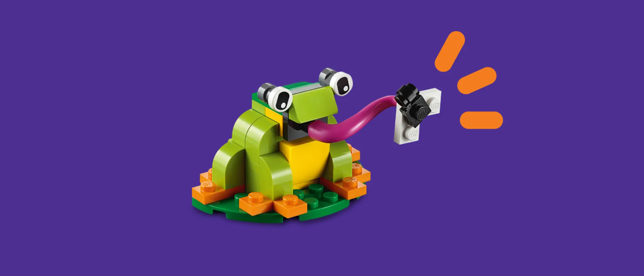 Construye un sapo LEGO® | LEGO.com para familias