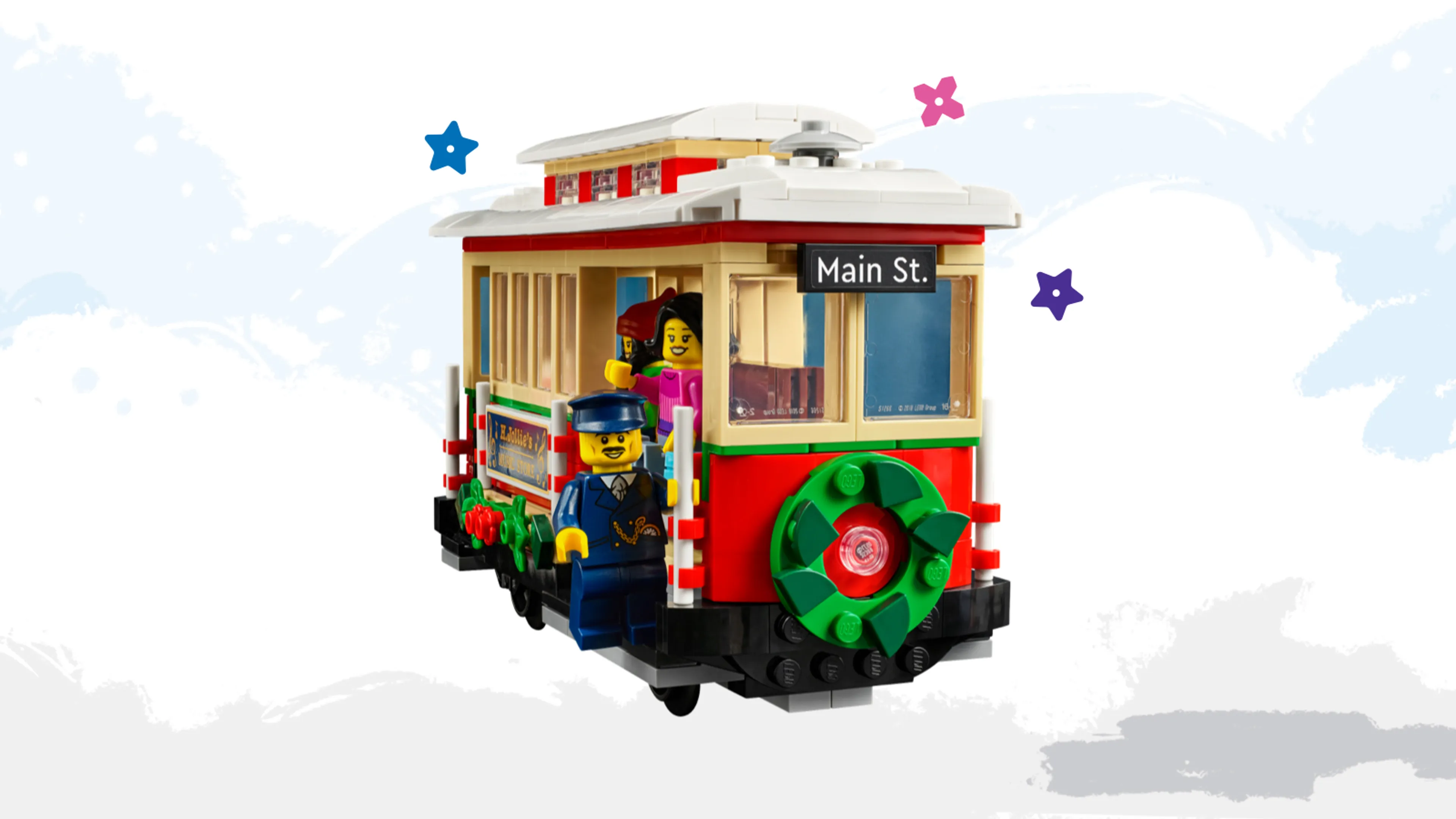 Help ten trains get home for Christmas | LEGO.com for families