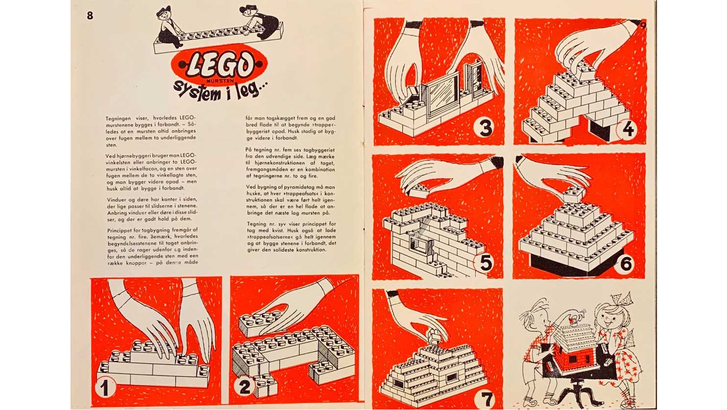 LEGO® building instructions through time | LEGO® History | LEGO.com US
