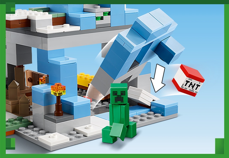 LEGO® Minecraft 21243 A jéghegyek - eMAG.hu