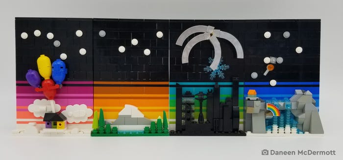 Come personalizzare il set LEGO® Ideas Racconti dell’era spaziale ...