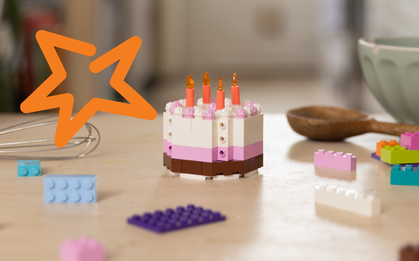 Construye un pastel de cumpleaños | Oficial LEGO® Shop AR