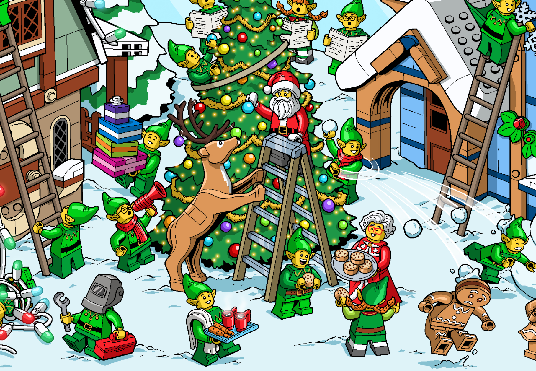 Prêtez main forte à l’atelier du Père Noël | Boutique LEGO® officielle CH