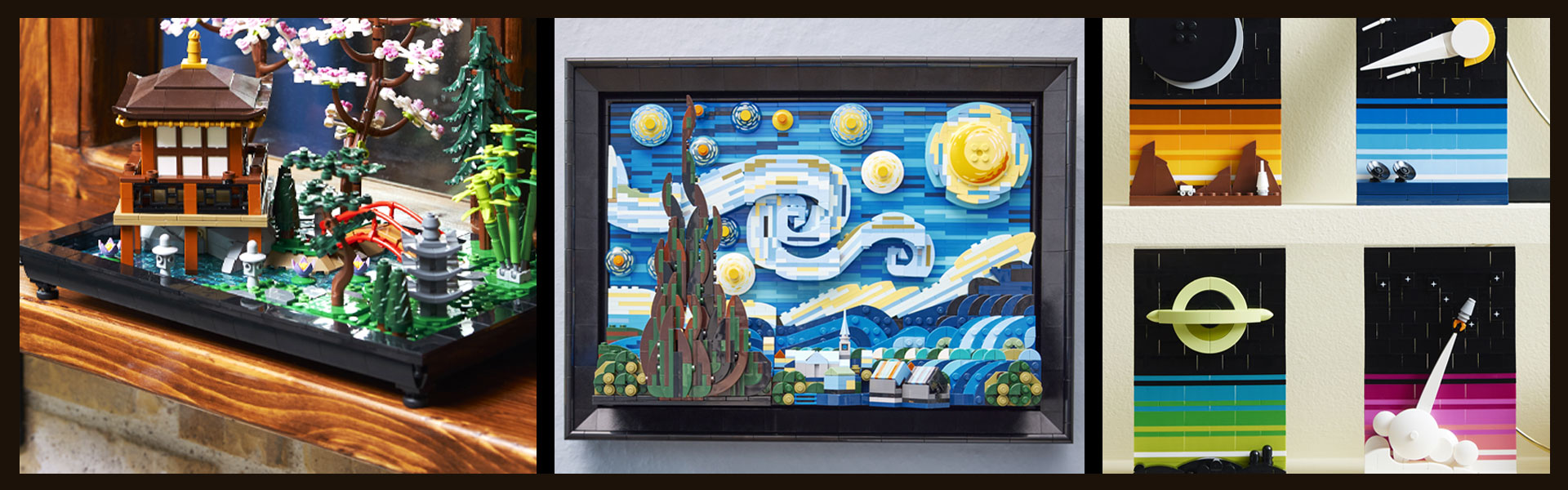 Continue to expand your imagination with this galaxy of brick builds ...