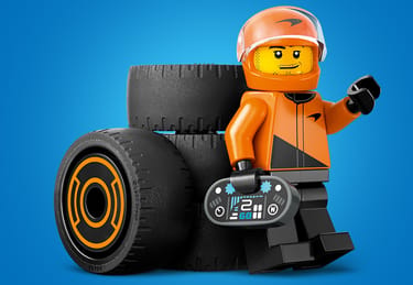 F1® Driver with McLaren Race Car 60442 | City | Buy online at the ...