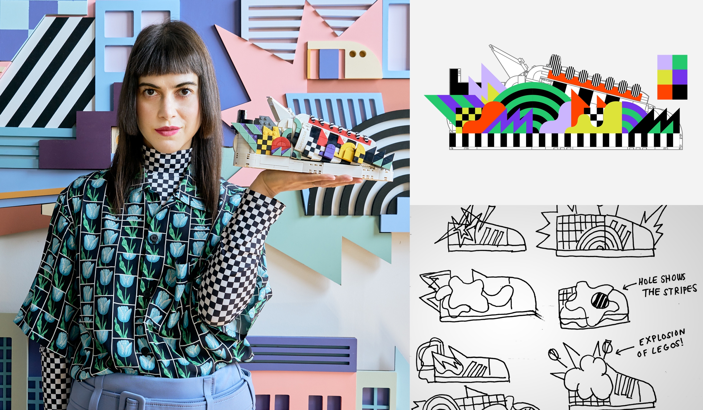 How to customize your LEGO® adidas Originals Superstar | Official LEGO ...