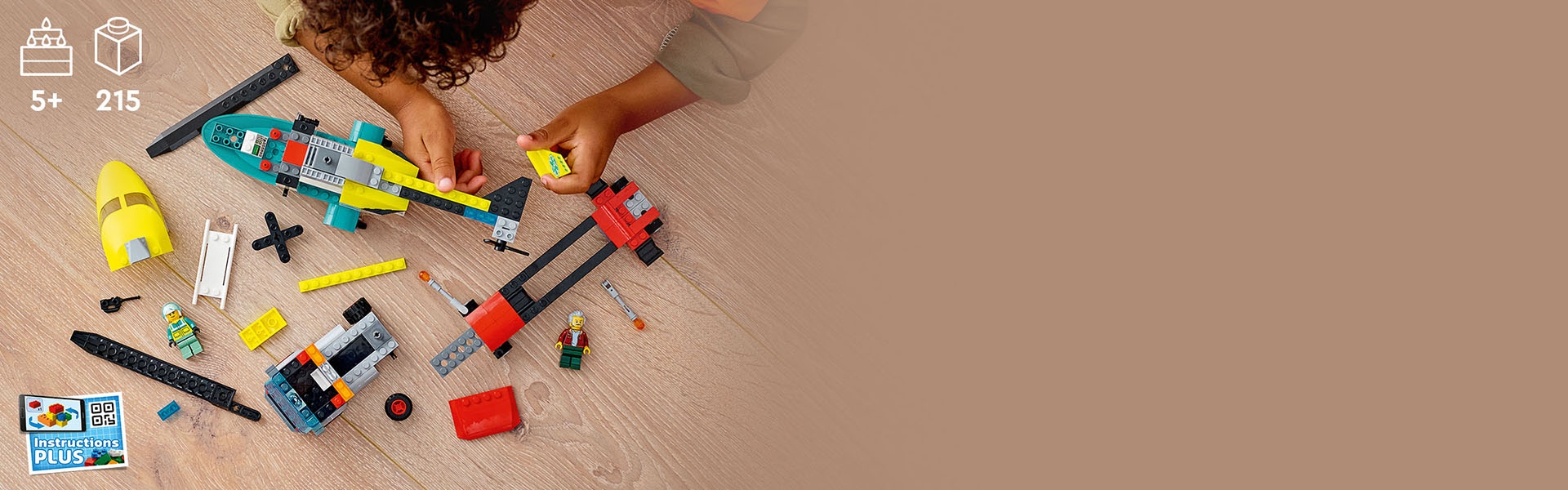 LEGO 60343 CITY Rescue Helicopter Transport - The Model Shop