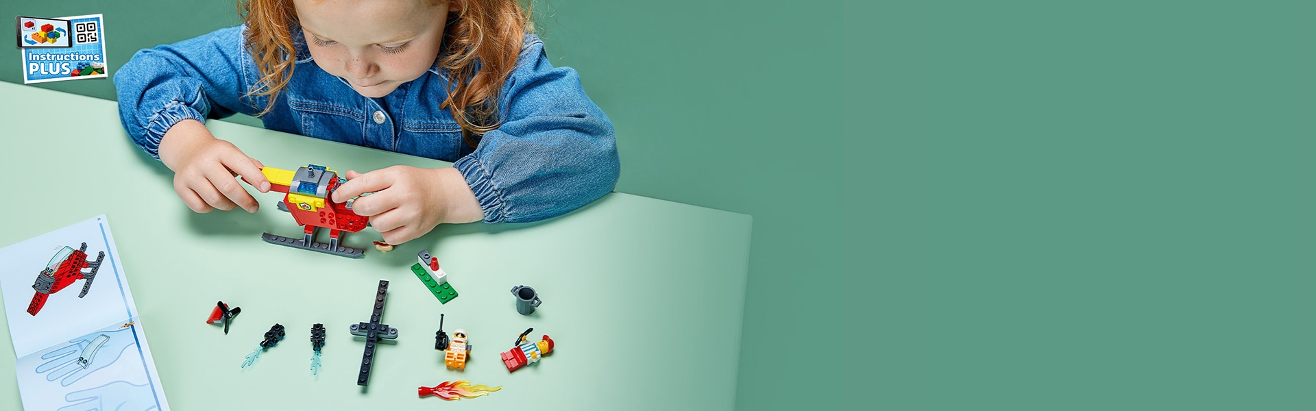 LEGO 60318 CITY Fire Helicopter Preschool - The Model Shop