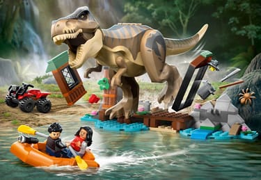 T. rex River Escape 76975 | Jurassic World™ | Buy online at the ...