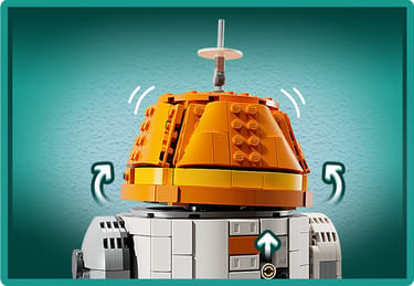 Chopper (C1-10P)™ Astromech Droid 75416 | Star Wars™ | Buy online at ...