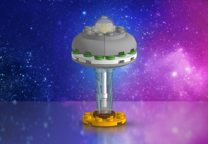 lego alien spacecraft
