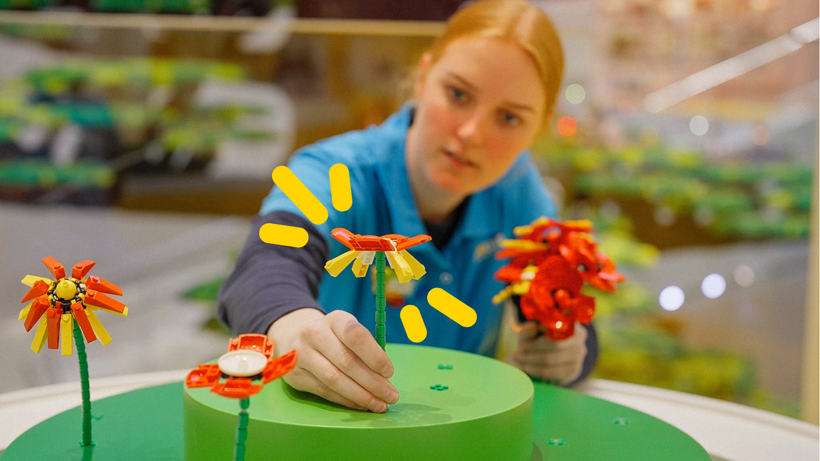 Construye una flor primaveral con una Play Agent de LEGO® House ...