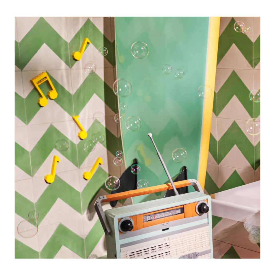 Cómo decorar un cuarto de baño retro con sets LEGO® de estética clásica ...